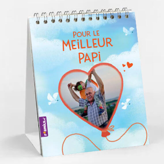 Calendrier de table - Pour le meilleur papi